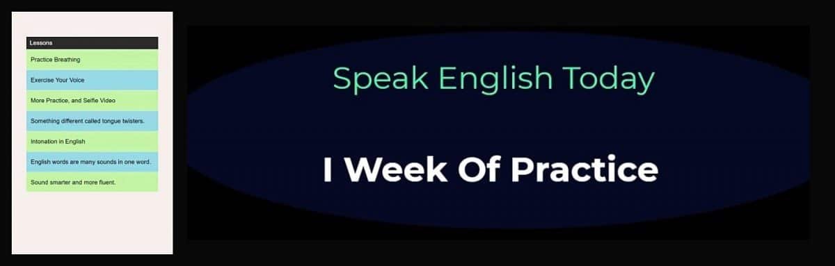 1 Week Free English Speaking Plan